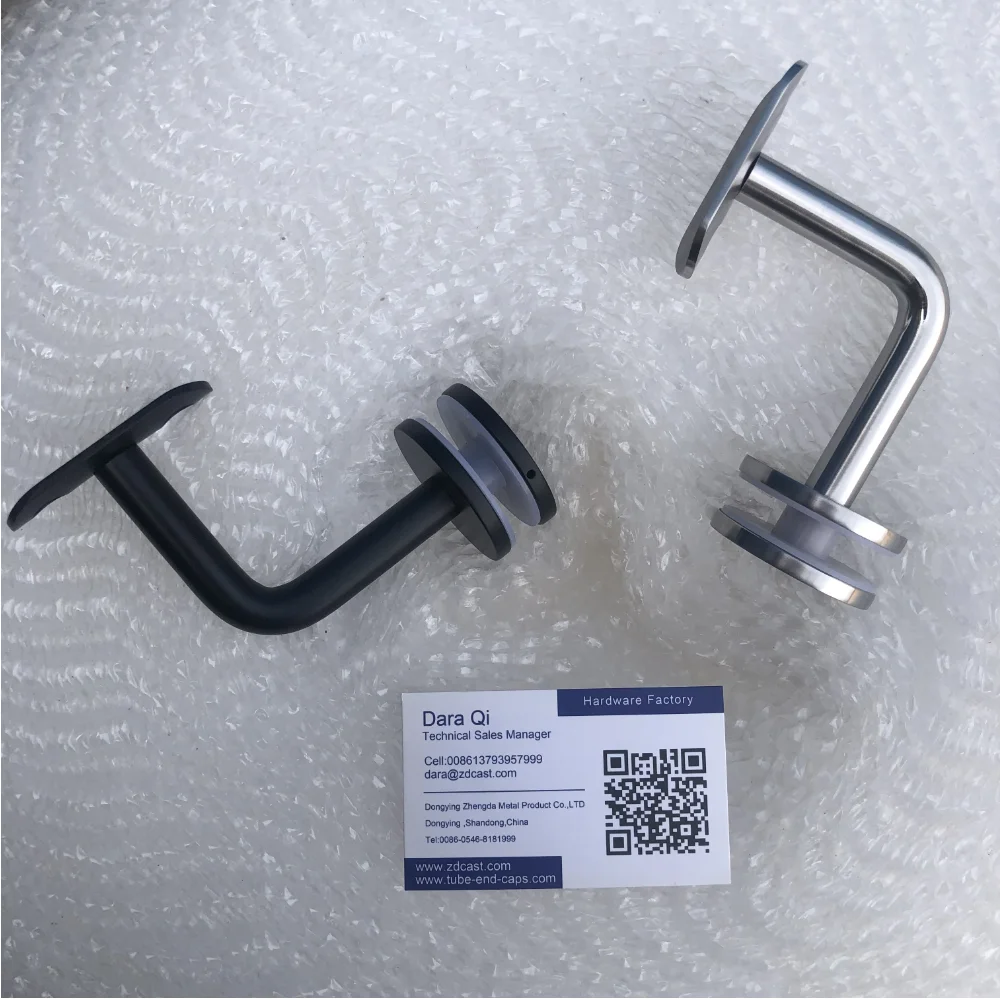 Modern Stairs Stainless Steel Handrail Balustrade Glass Bracket Wall to ...