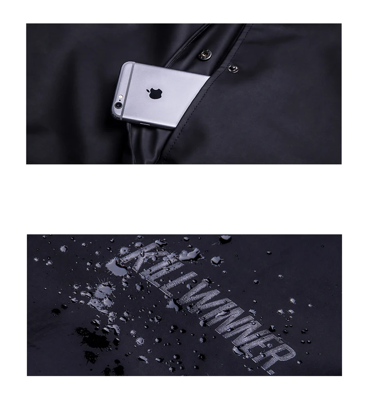 6220-SKAZI- Killwinner Tech Wear Clothing Spring and Autumn Trend Black ...