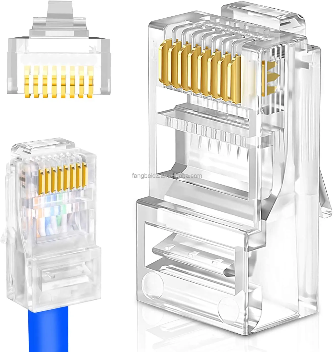 Rj45 Crimping Tool Kit Ethernet Crimp Tool Set Crimp Cut And Strip Tool ...