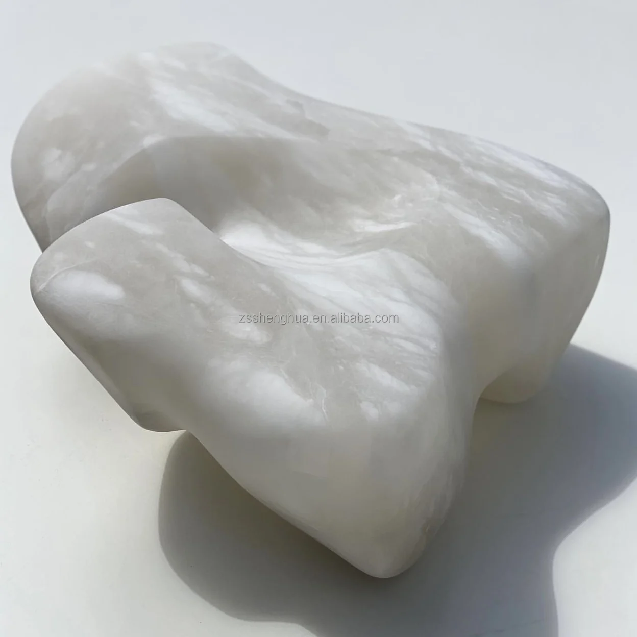 High Quality Natural Alabaster Stone White Carving Craft Decoration ...