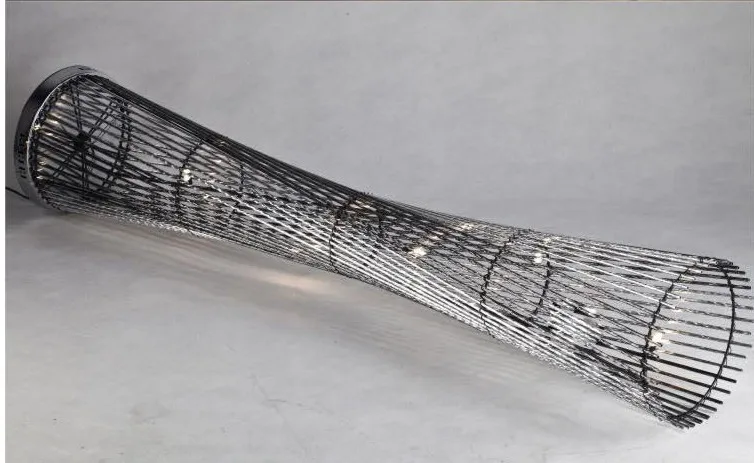 Modern LED Standing Lamp - Aluminum Tower for Living Room