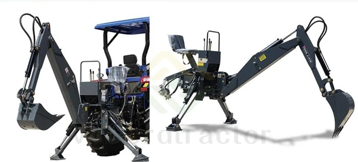 Tractor Mounted Rear Backhoe Model Lw-6 With Hydraulic Pump - Buy ...