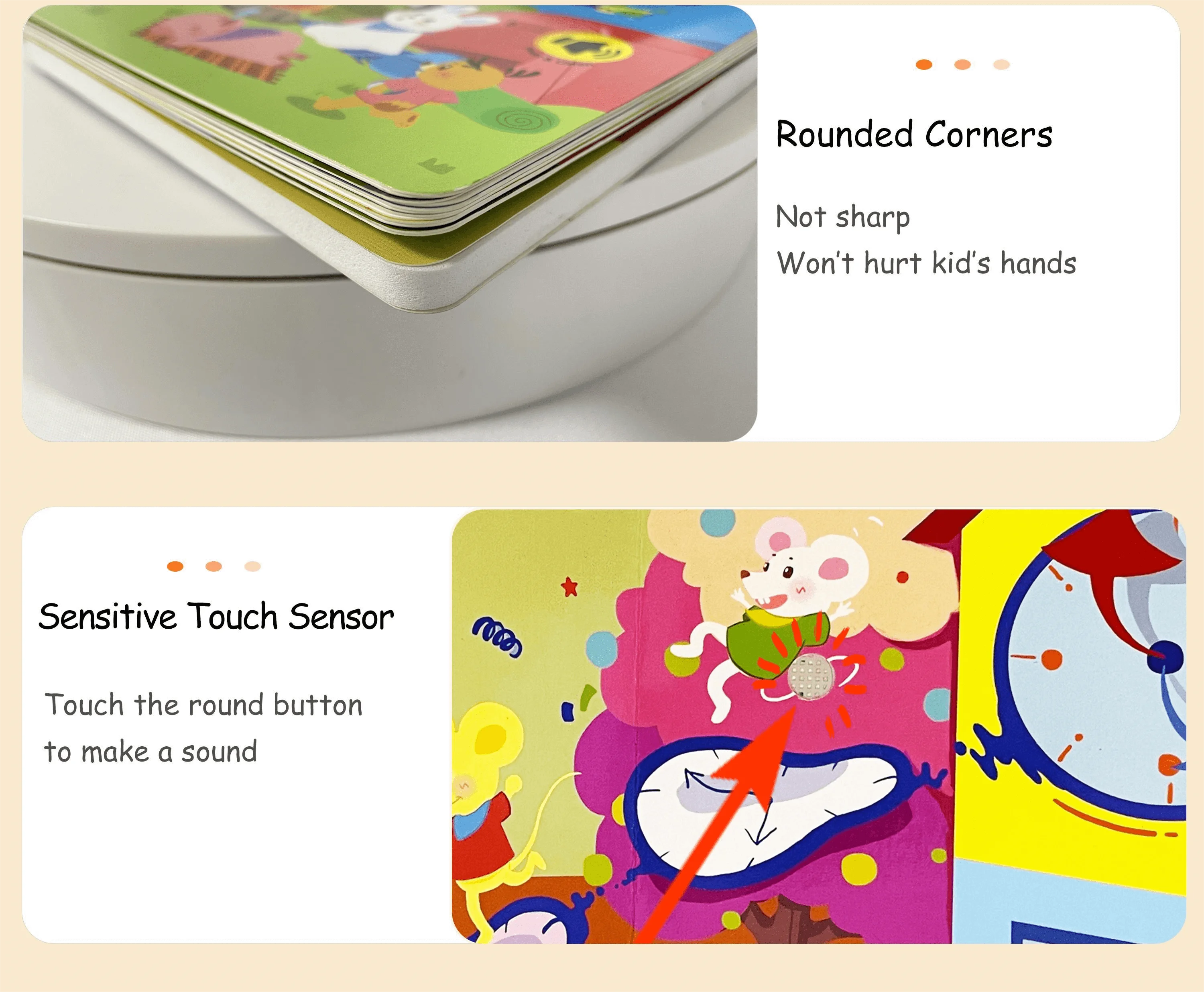 Children Songs Sound Talking Books Custom Programmed For Kids Learning ...