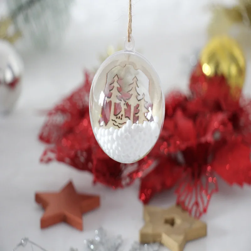 Openable Transparent Ps Plastic Acrylic Sphere Clear Christmas ...