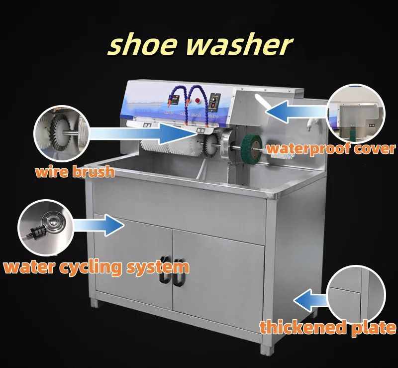 Semi Automatic Shoe Washer - Efficient Commercial Cleaning