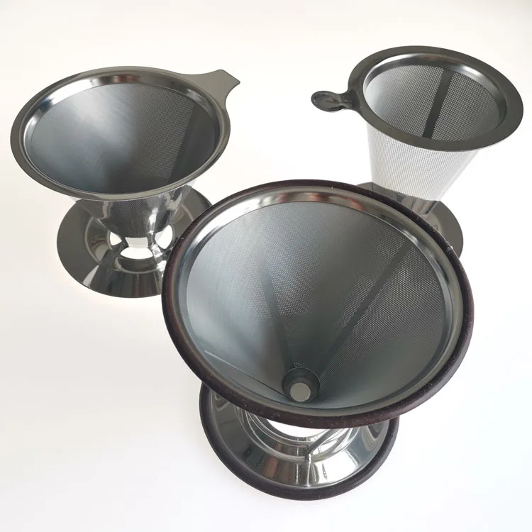Metal Mesh Coffee Maker Stainless Steel Coffee Filter Coffee Dripper ...