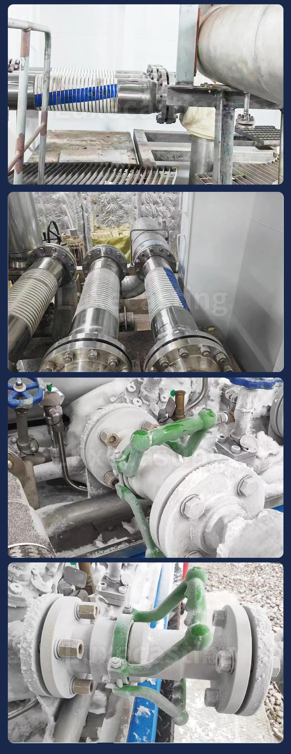 Composite Hose EN13766:2010 DNV Type STS Cryogenic LNG Pipe Fittings ...