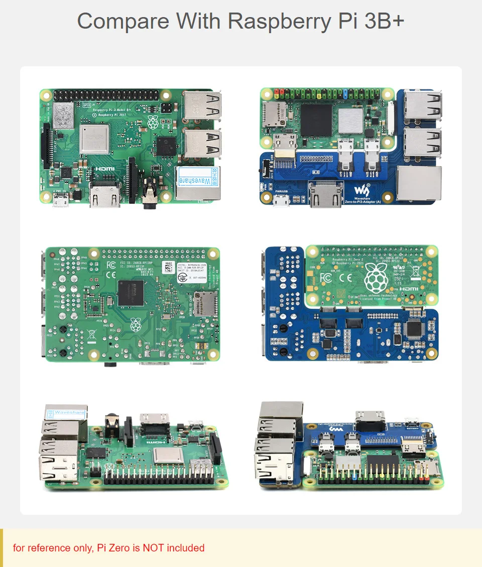 Raspberry Pi Zero to 3B Adapter - Alternative Solution