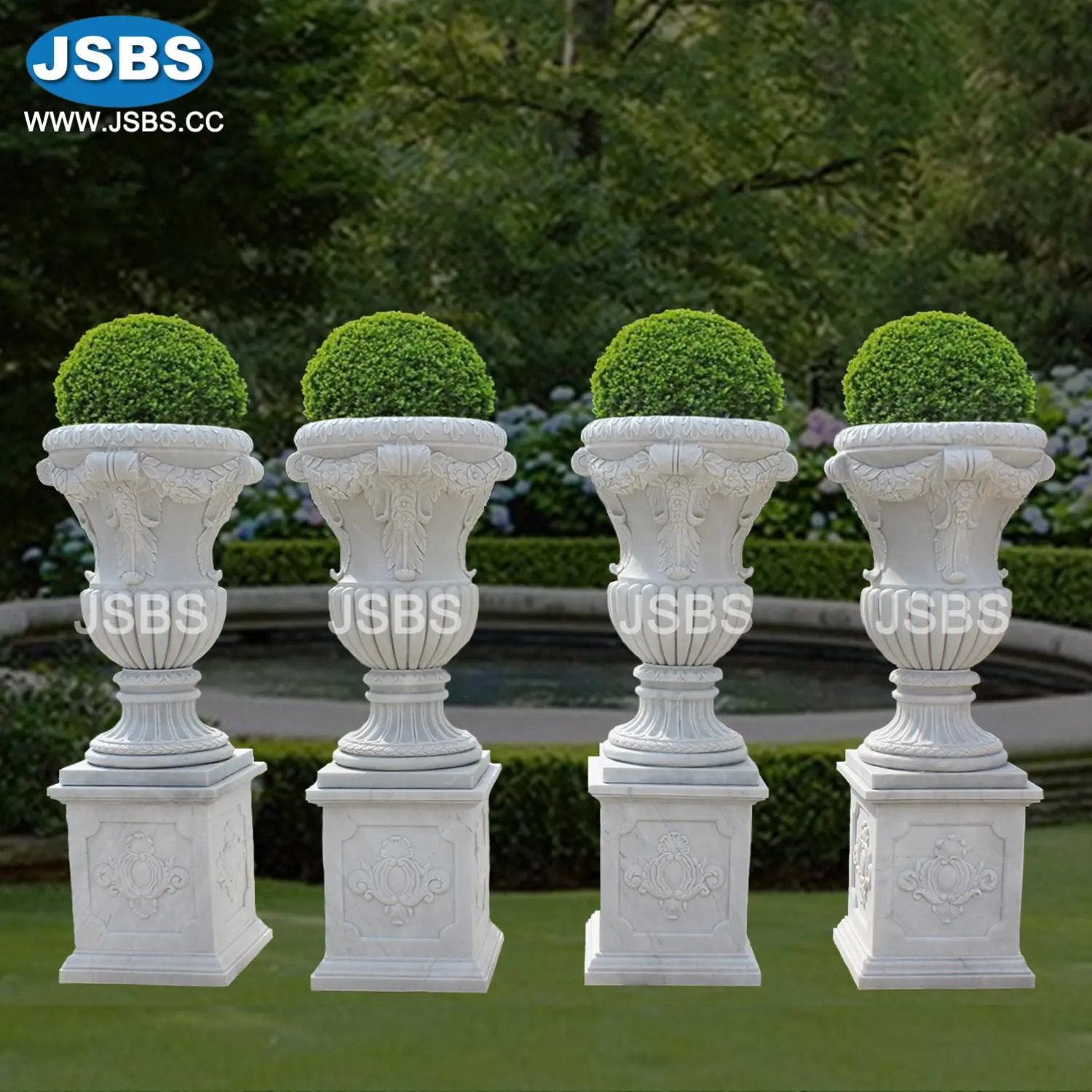Decorative Tall Stone Planters Urns Hot Sale Outdoor Luxury Villa Venue ...