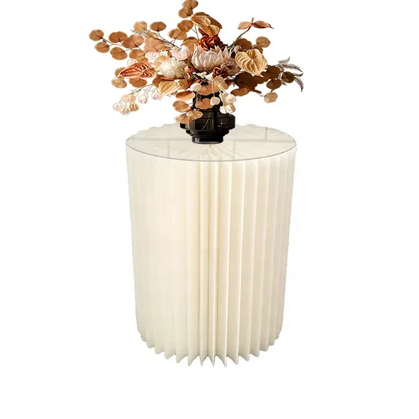 Foldable Paper Columns - Elegant Eco-Friendly Wedding Props