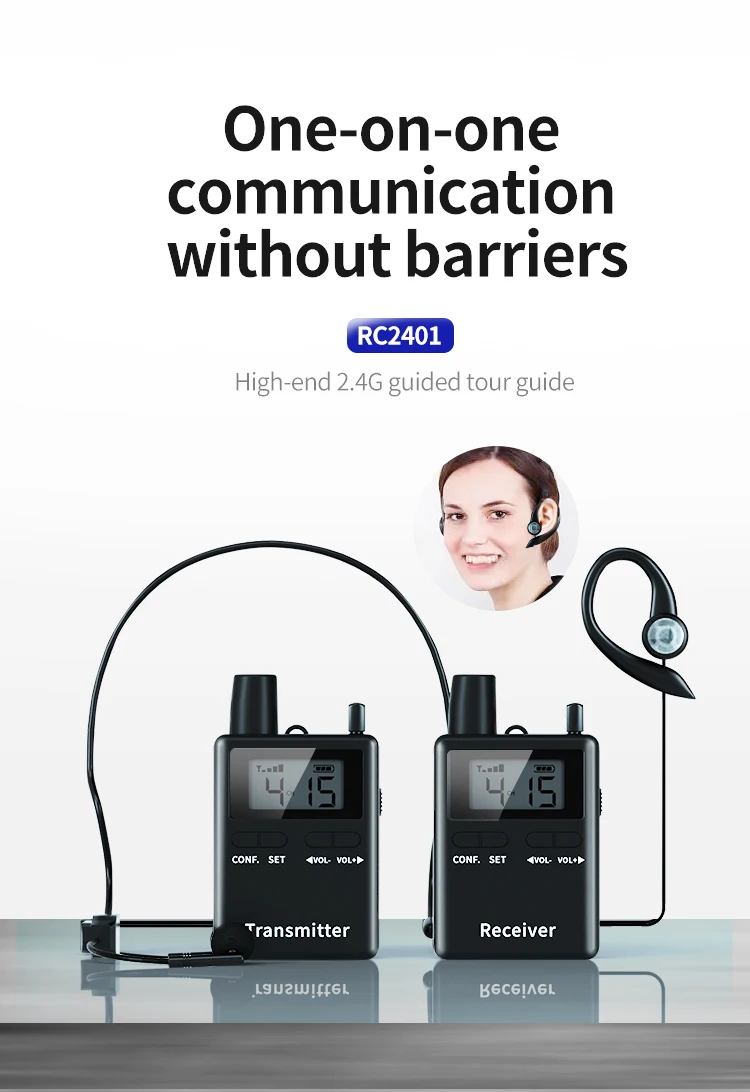 Digital Wireless Tour Guide System - 50ch Audio Guide
