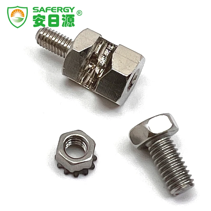Safergy Solar Mounting Earth Lugs - Stainless Steel Clamps