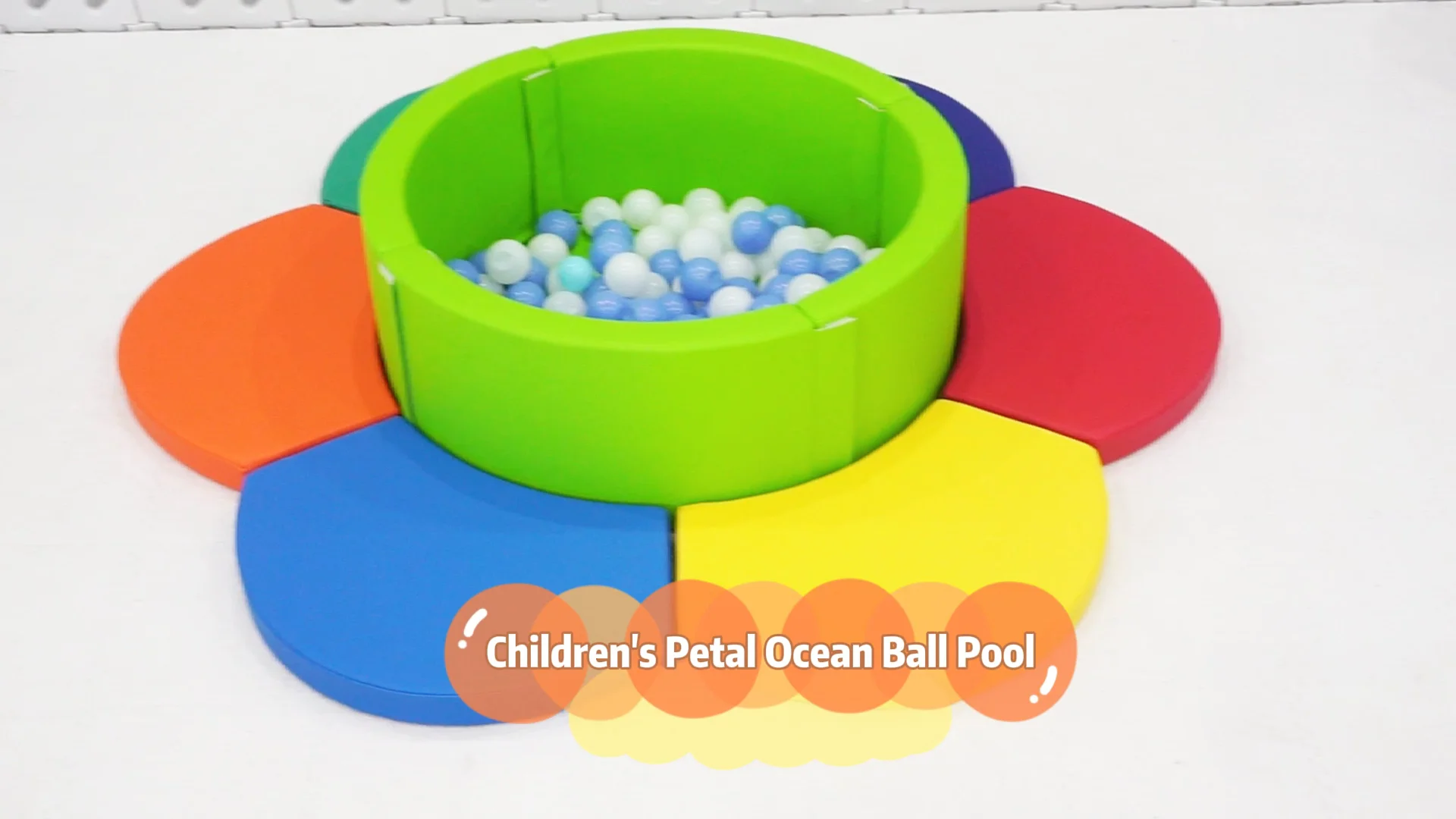 Multi-color Ocean Balls Soft Flower Shape Ball Pit For Children For ...