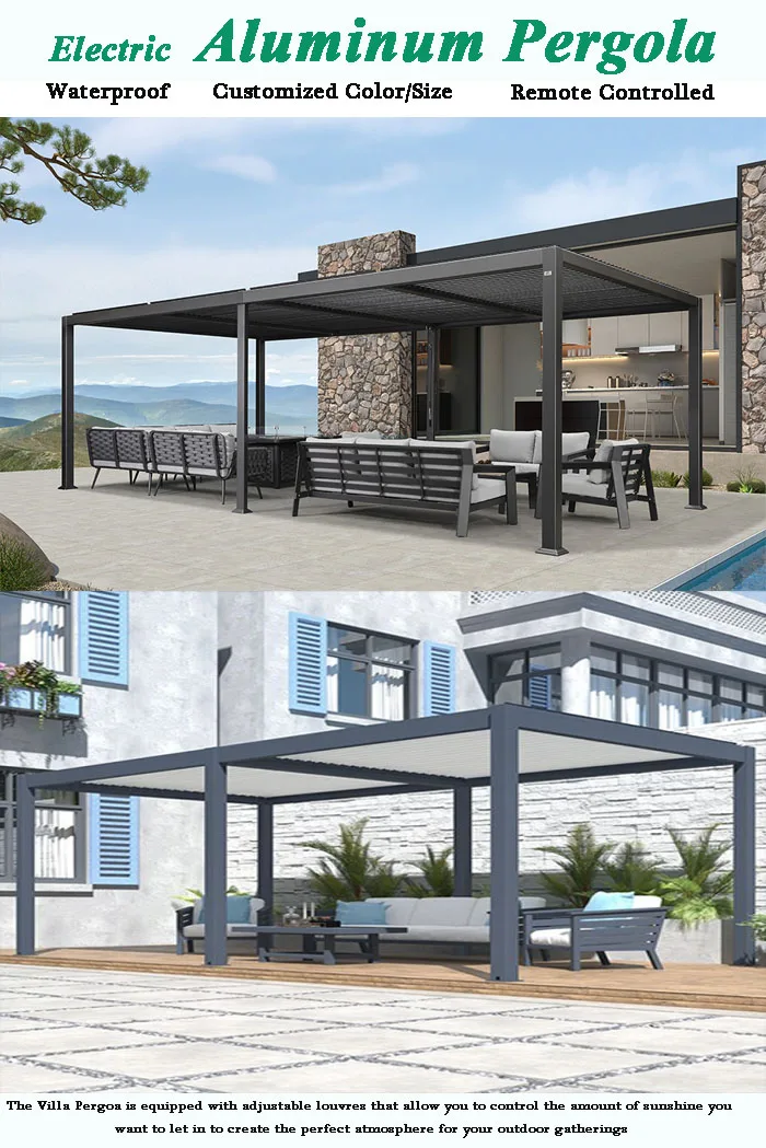 Durable Luxury Aluminum Canopy - Perfect for Gardens & Balconies