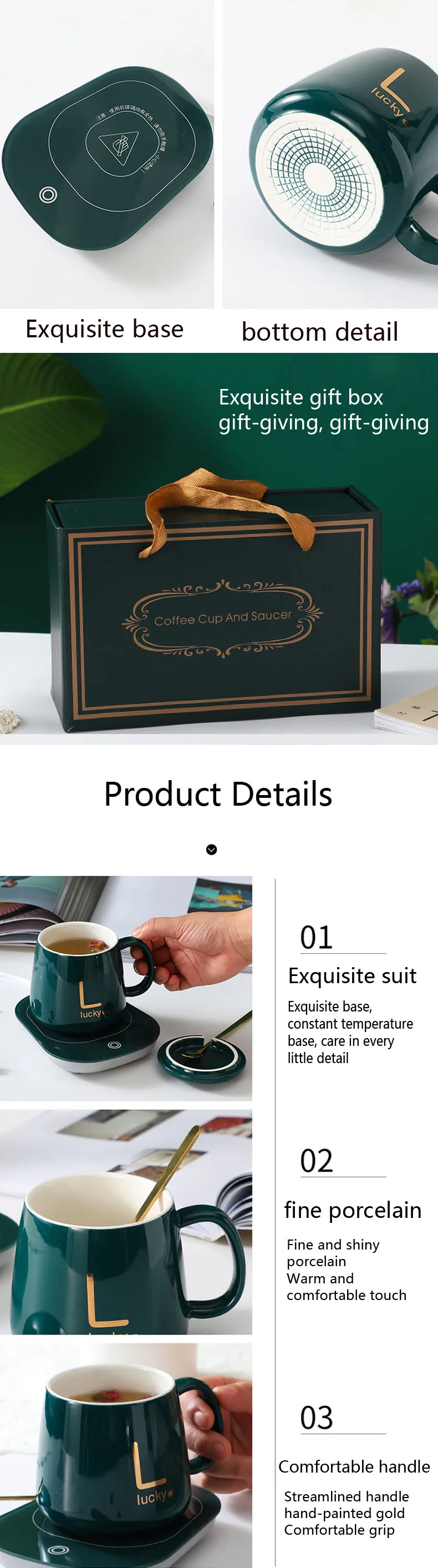 Hot Sale 55 Degree Centigrade Automatic Thermostatic Ceramic Coffee Cup ...