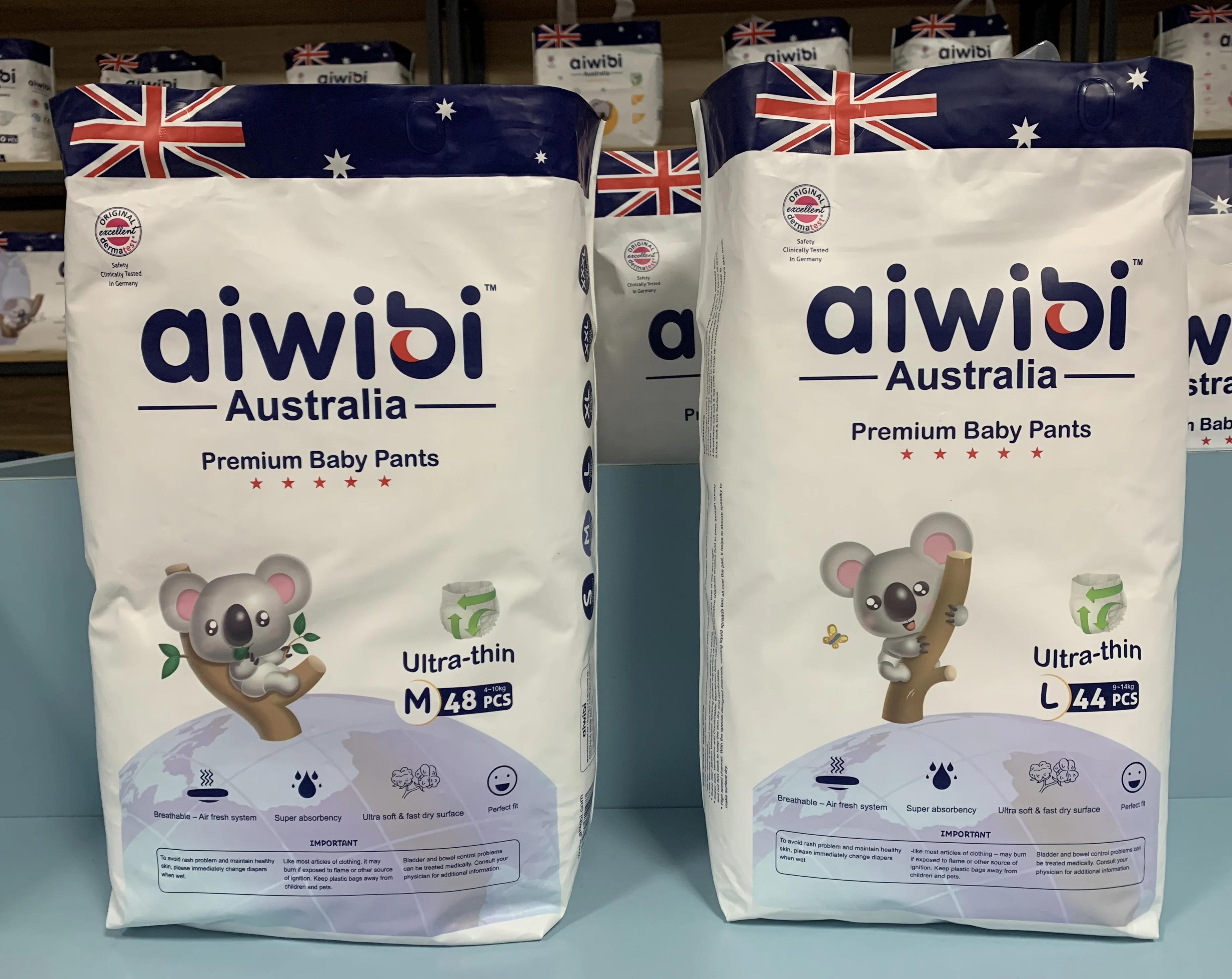AIWIBI Diapers - Super Soft, High Absorption Baby Diapers