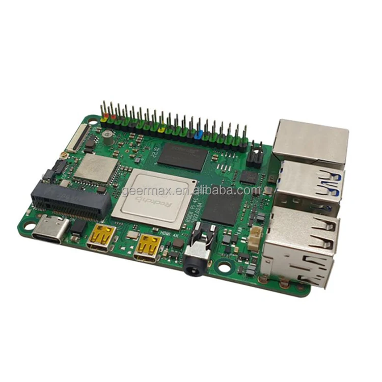 Rock Pi 4 Model C Plus 4c +4g Ram Lpddr4 64bit Original Computer ...