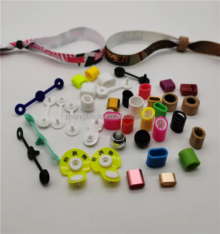 One-way Teeth Sliding Wristband Lock Clasp Plastic Closure Lock For ...