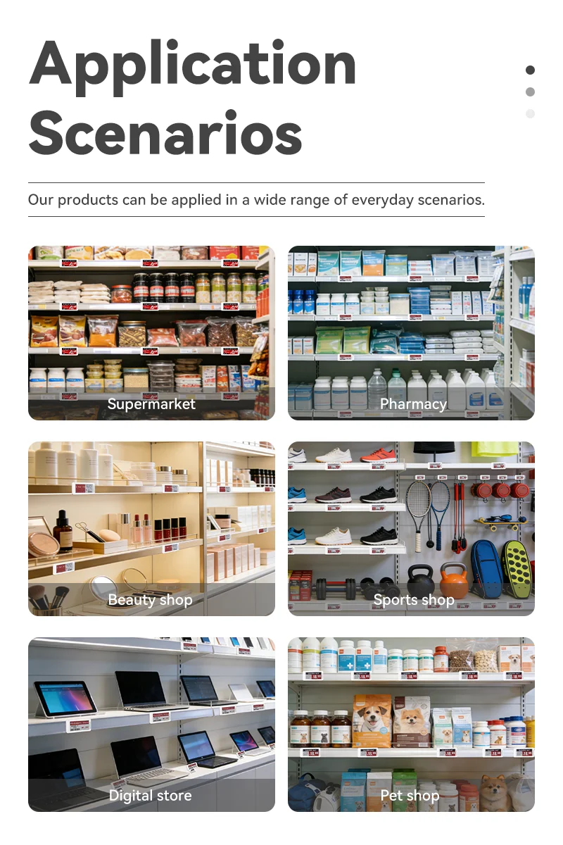 Digital Price Tag E-Paper Electronic Shelf Label for Supermarkets