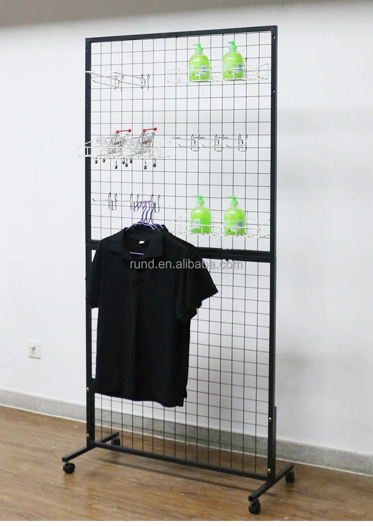 Heavy Movable Single-Sided Gridwall Panel Display Stand