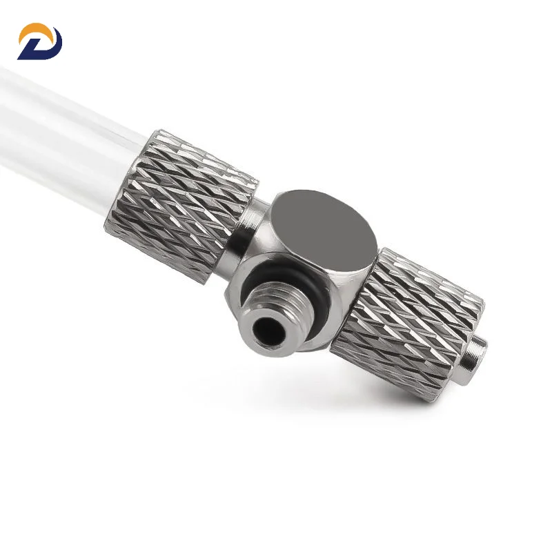 Smc Miniature Quick Twist Air Pipe Connector Straight Elbow M5-hlh-6 M ...