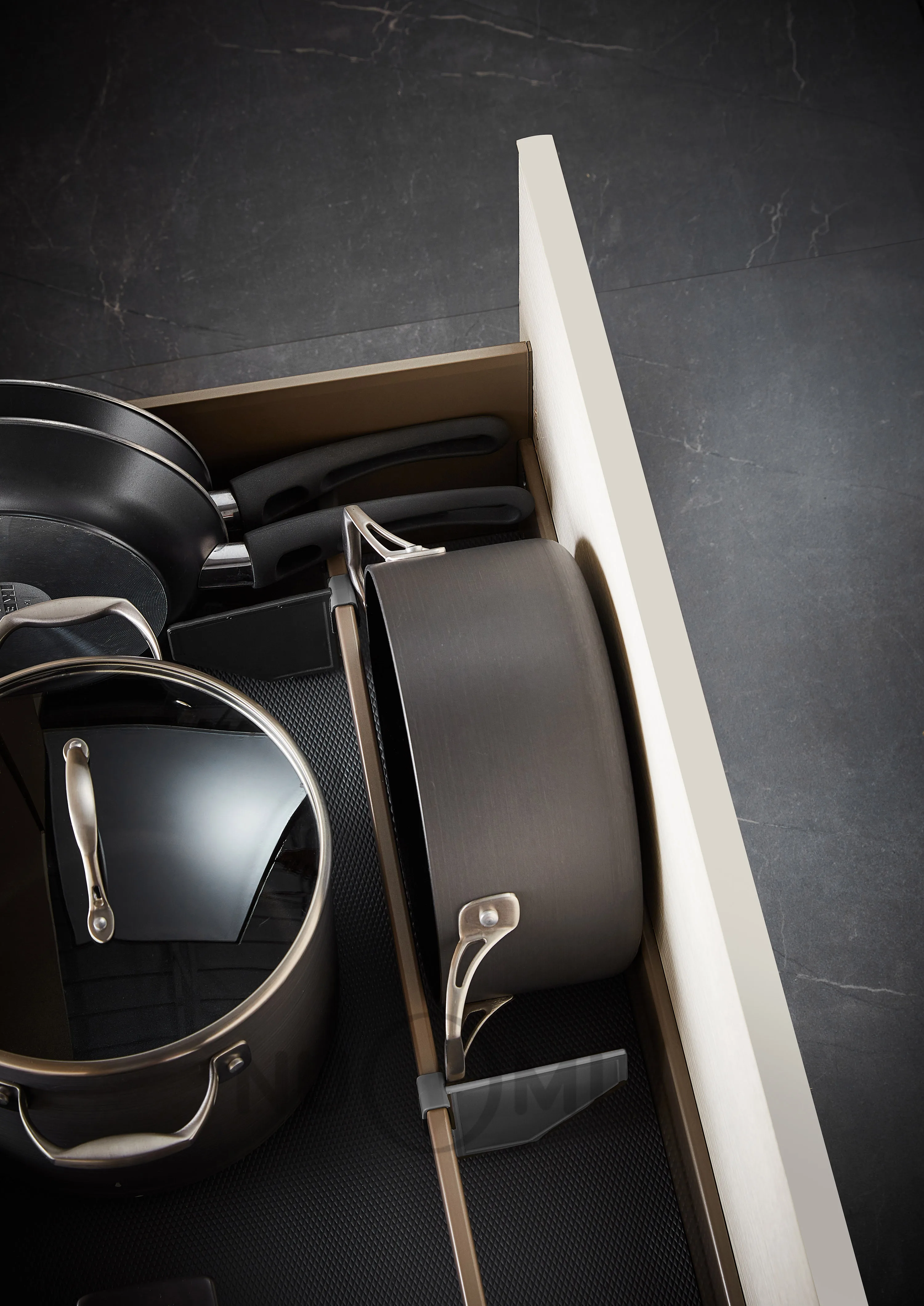 NUOMI Kitchen Storage - Efficient Two Tiers Pull Out Basket