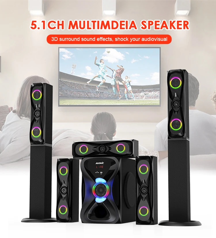 Wholesale Channel Home Theater Stereo System 5.1 Home Theatre System 5. ...