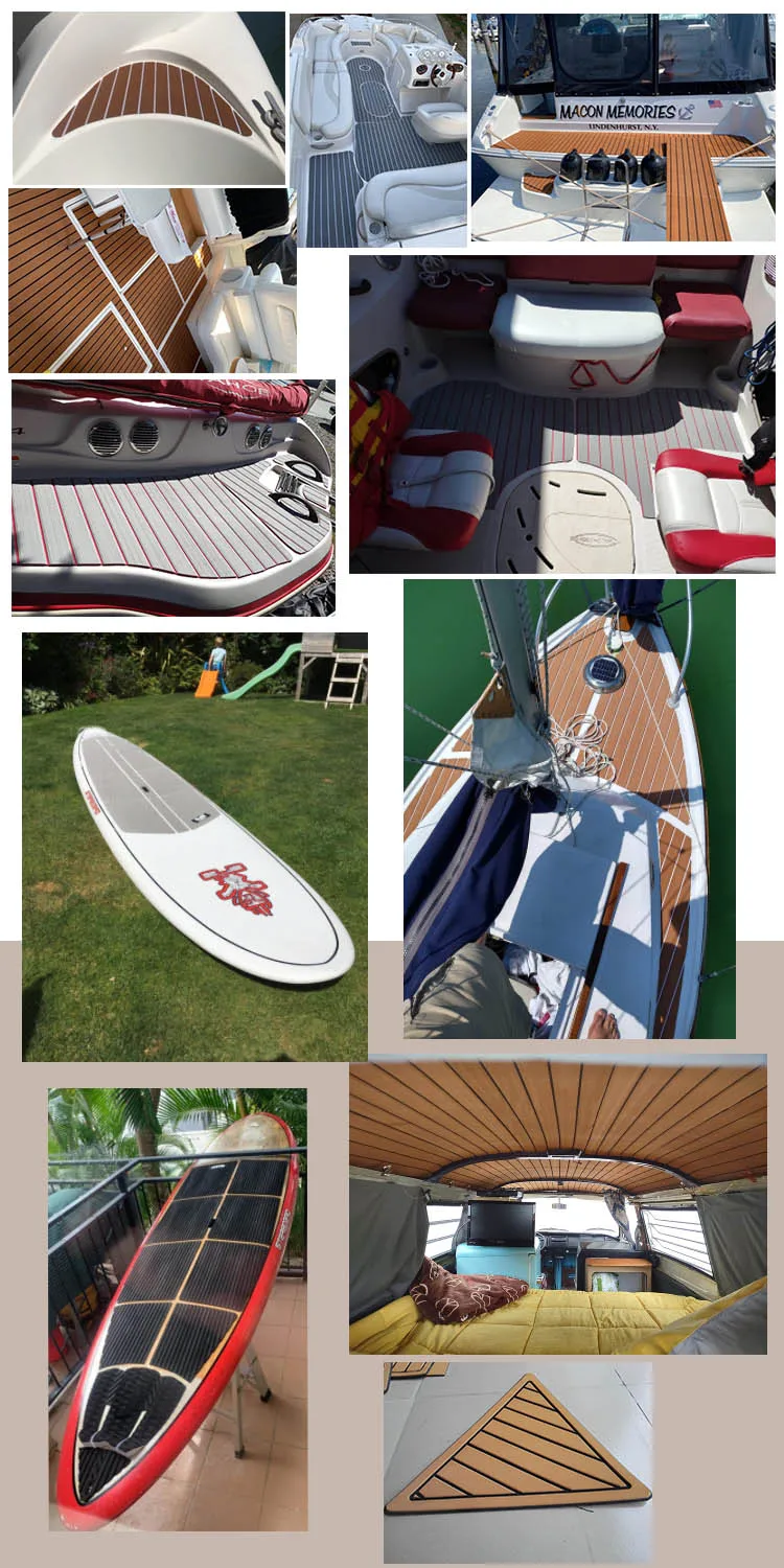 Customized Marine Boat Mats - Durable EVA Teak Decking
