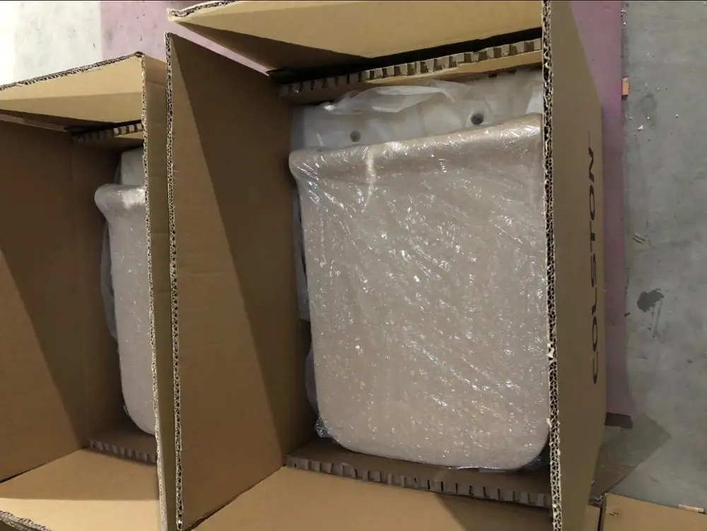 2023 New Toilet And Sink Design Ceramic Gold Color Wall Hung Toilet ...