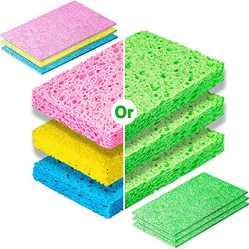 2024 Natural Wood Pulp Sponge Car Wash Sponge Cellulose Sponge With ...