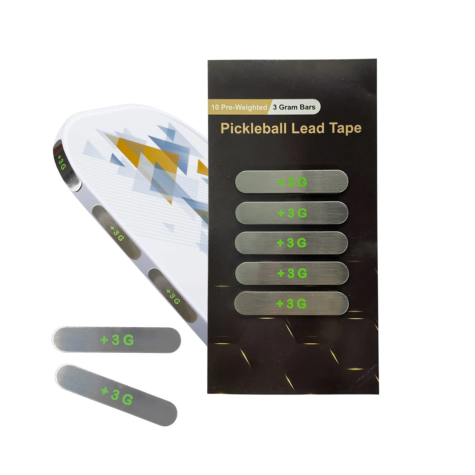 3g Weighted Strips - Durable Lead Tape for Pickleball Paddles