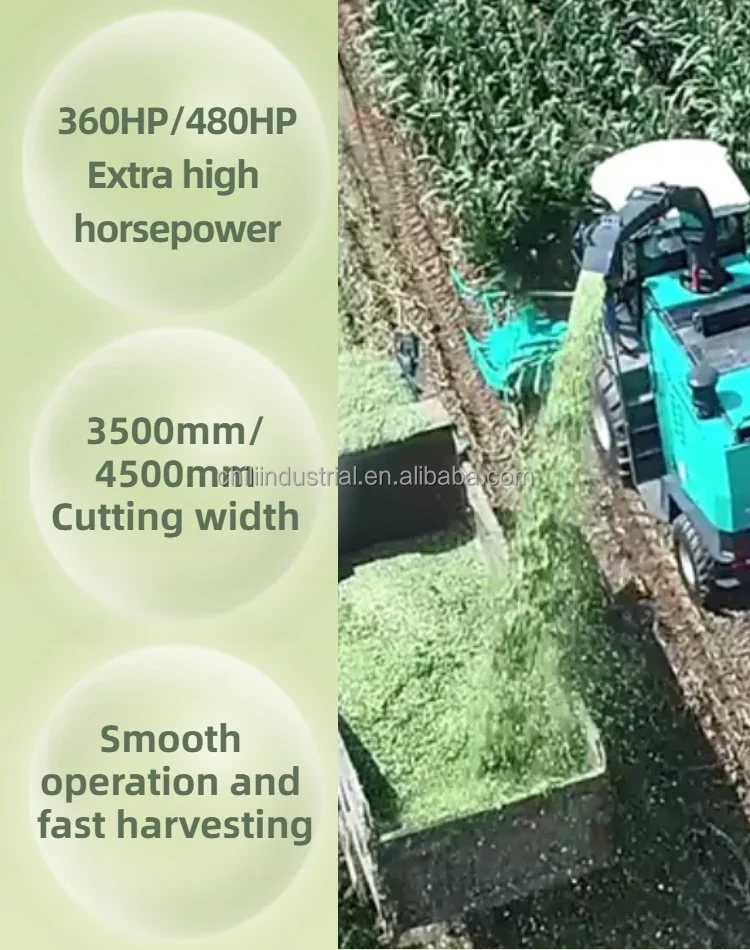 Wecareu Self-propelled Grass Cutter Forage Harvester Agricultural Maize ...