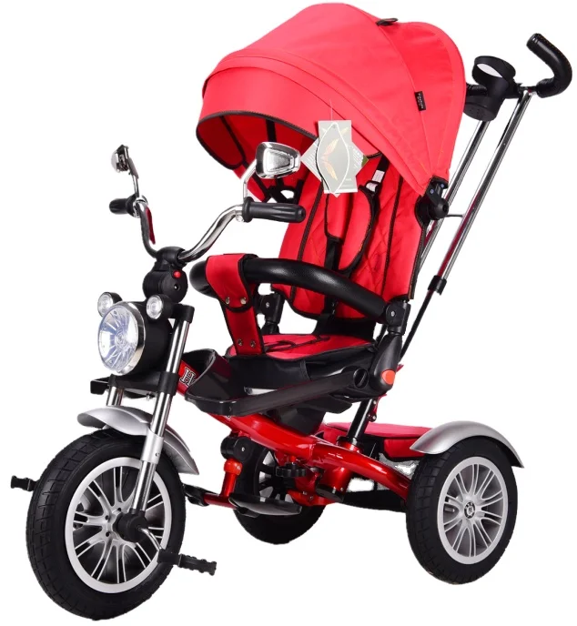 High Quality 4 In 1 Baby Foldable Tricycle Stroller Kid 3 Wheel ...