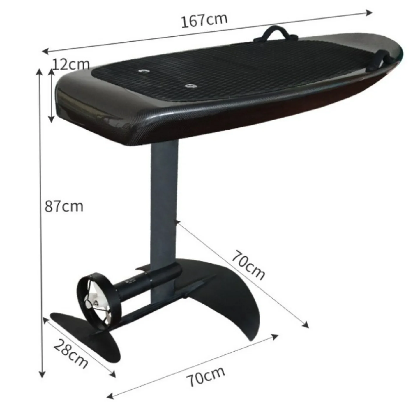 2024 Hot Surfing Foil Board Remote Control Water Sports 8kwh Motor ...