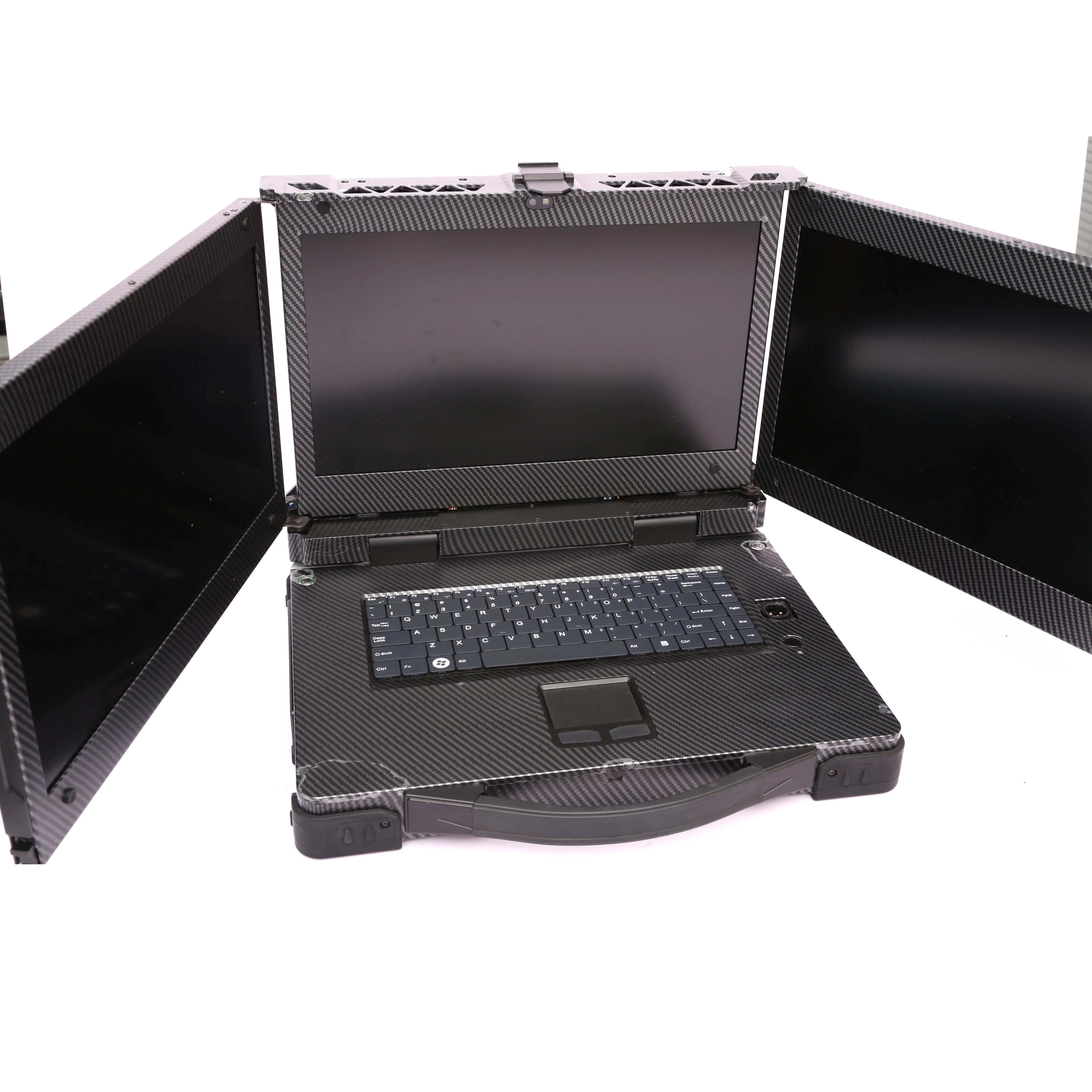 Portable Case Folding Screen Portable All-in-one Machine Flip Up Three ...