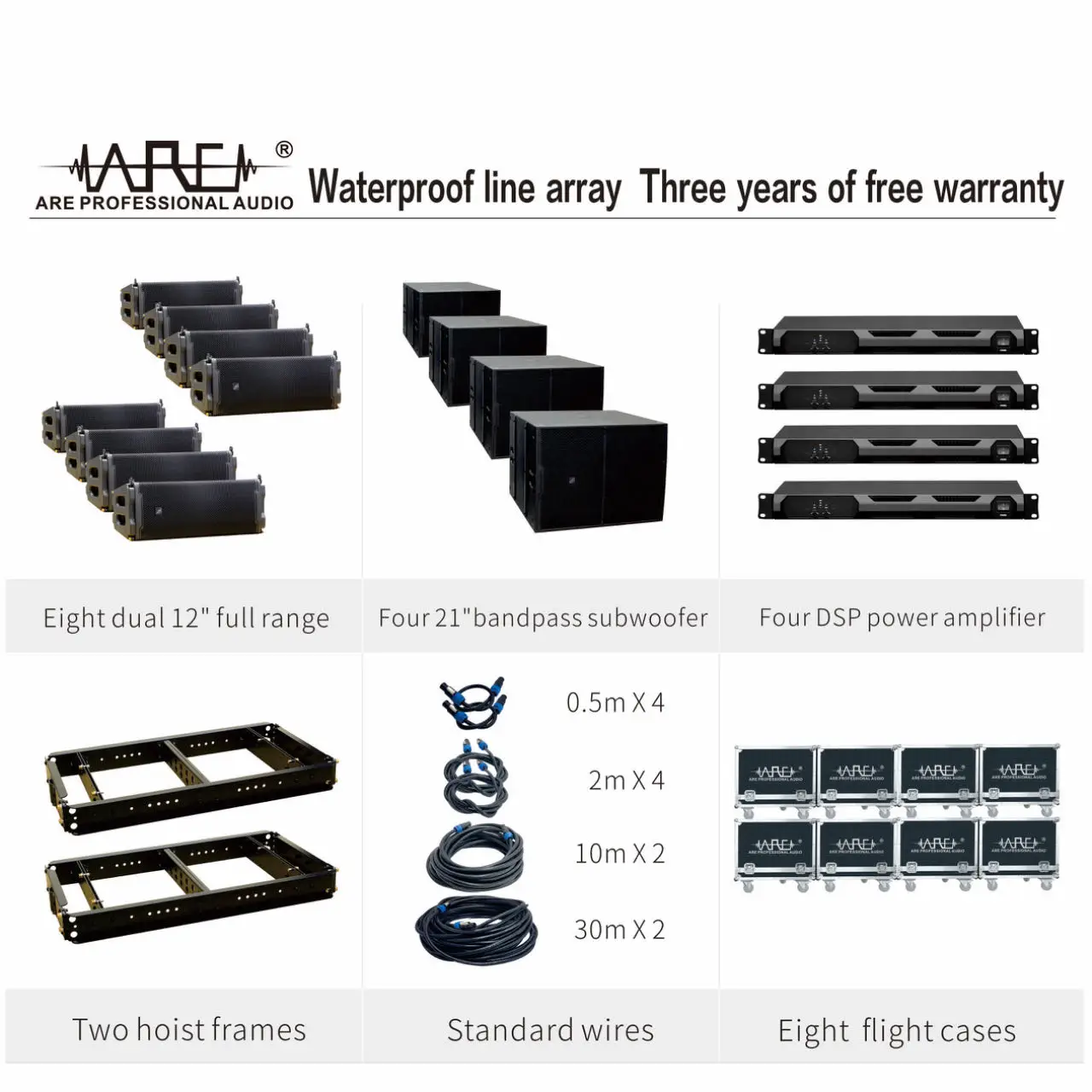 Are Audio Dual 12" Line Array Pa System Set Professional Audio System ...