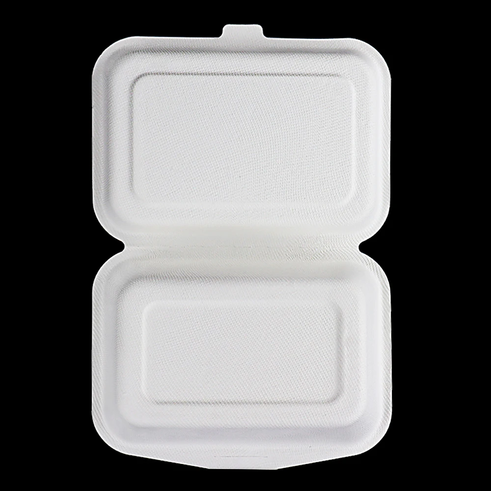 1000ml Disposable Pulp Takeaway Food Lunch Box Biodegradable Packaging ...