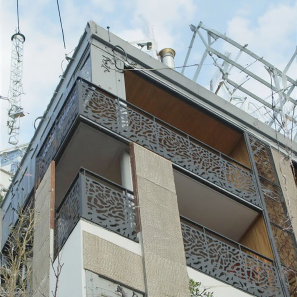 Aluminum Laser Cut Metal Decorative Stair Railings & Balcony Cladding ...