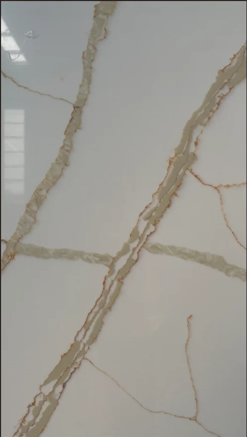 Italian Big Polished Counter Top Thick Artificial Quartz