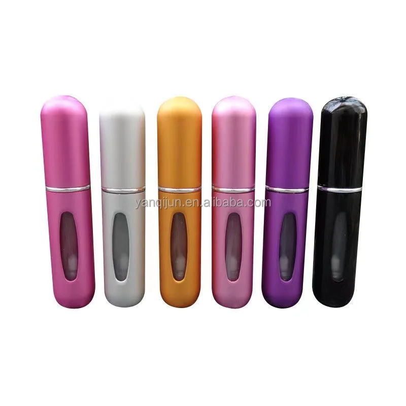 5ml Aluminum Bottle Glass Perfume Container with Atomizer| Alibaba.com