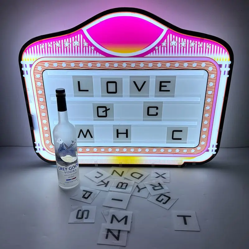 Customized LED Letters Board - VIP Display Glorifier