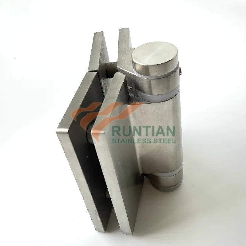 Spring-loaded Adjustable Self-closing 180 Glass-to-glass Pool Hinge ...