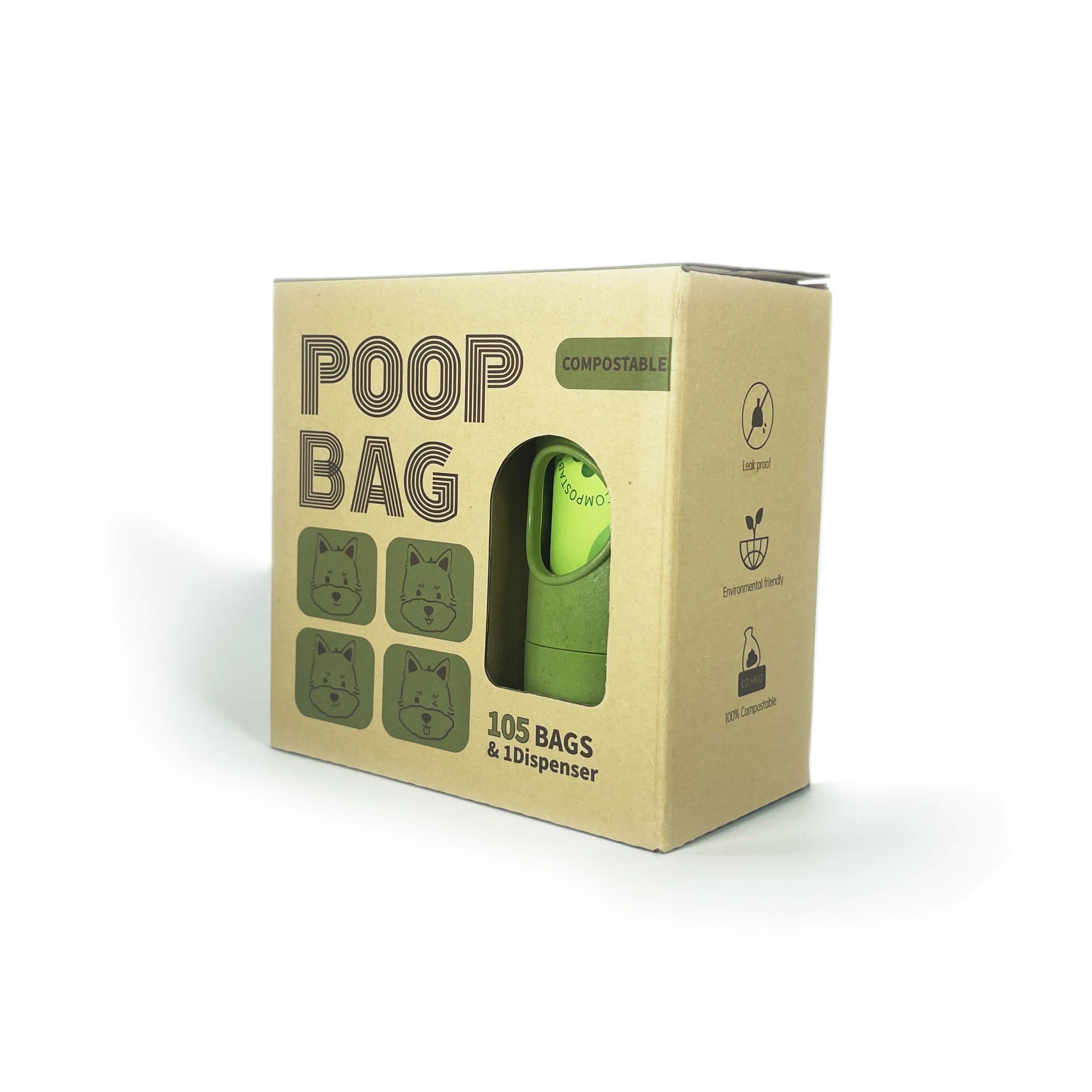 Biodegradable Eco Lavender Scented Epi Dog Poop Bag Compostable Pet ...