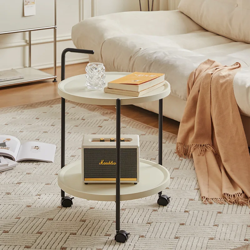 Movable living room furniture pp nordic side tables movable coffee ...