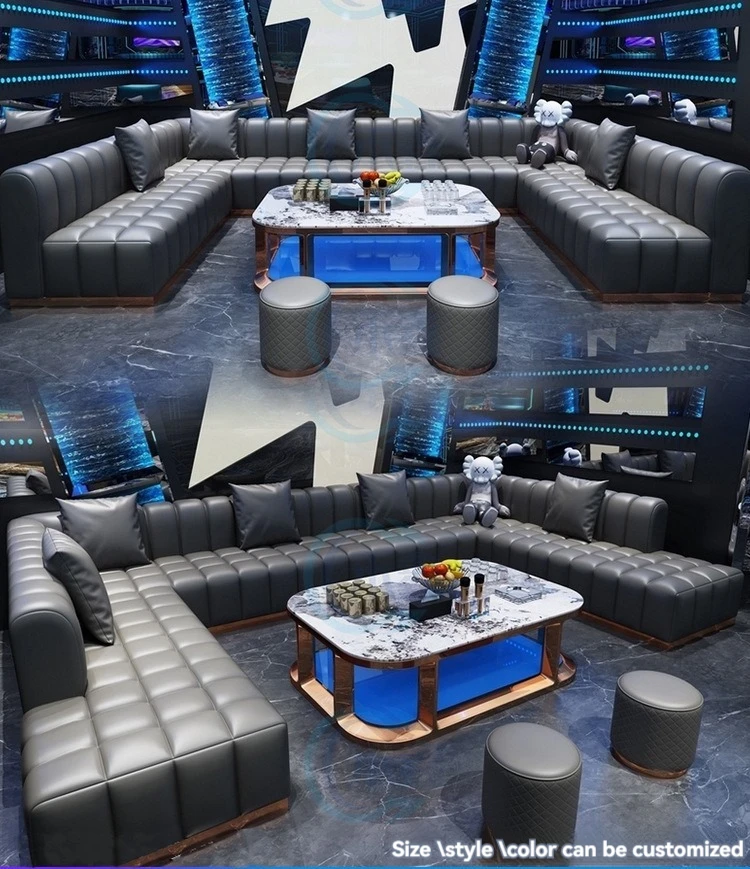 2024 YOUTAI Newest Modular Sectional Luxury Leather Sofa Nightclub ...