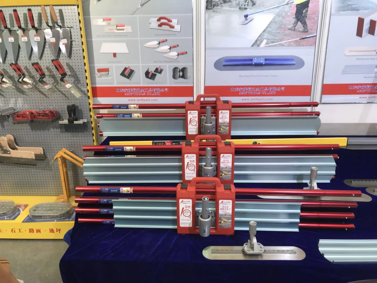 Concrete Trowel Magnesium Bull Float Tools Kit with Handle