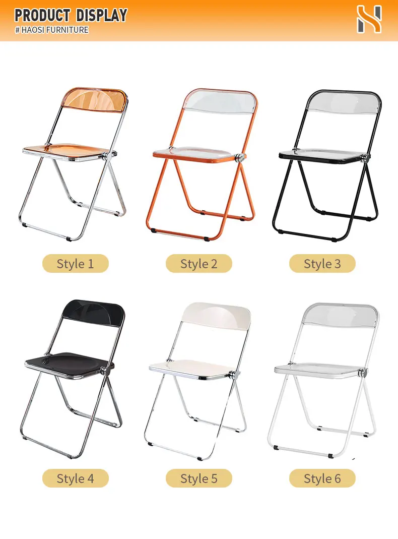 Garden Furniture Outdoor Event PVC PP Black White Folding Chair Arabic ...