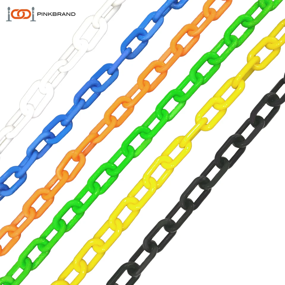 6mm X 100m Safety Plastic Short Post Chain On Carat For Nighttime ...