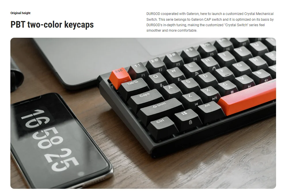 Mechanical Keyboard Durgod K330w Plus 60% Layout 61 Keys Hot-swap ...