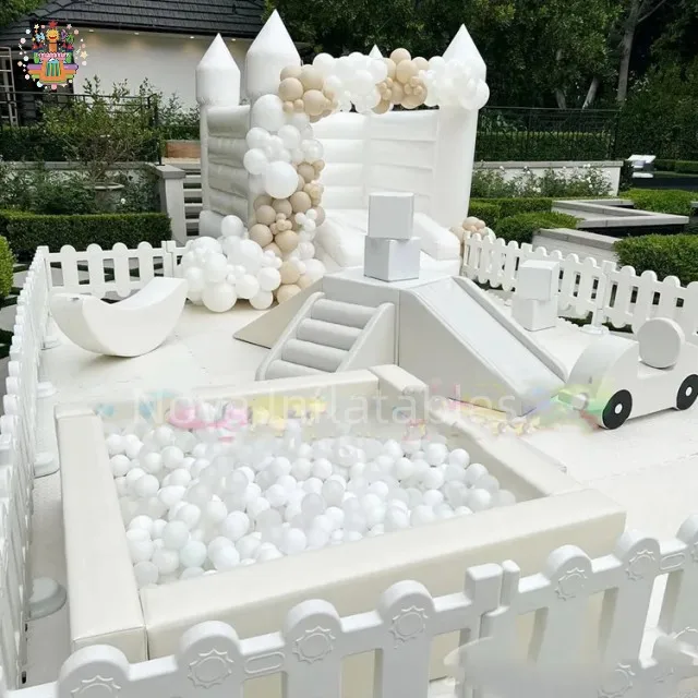 Outdoor Foam Party Kids Entertainment Jumping Castle Toy Ocean Soft ...